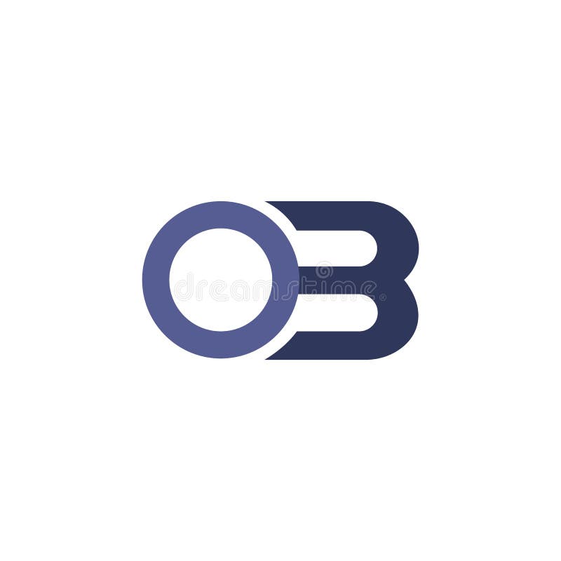 Letter Ob Logo Stock Illustrations – 1,206 Letter Ob Logo Stock ...