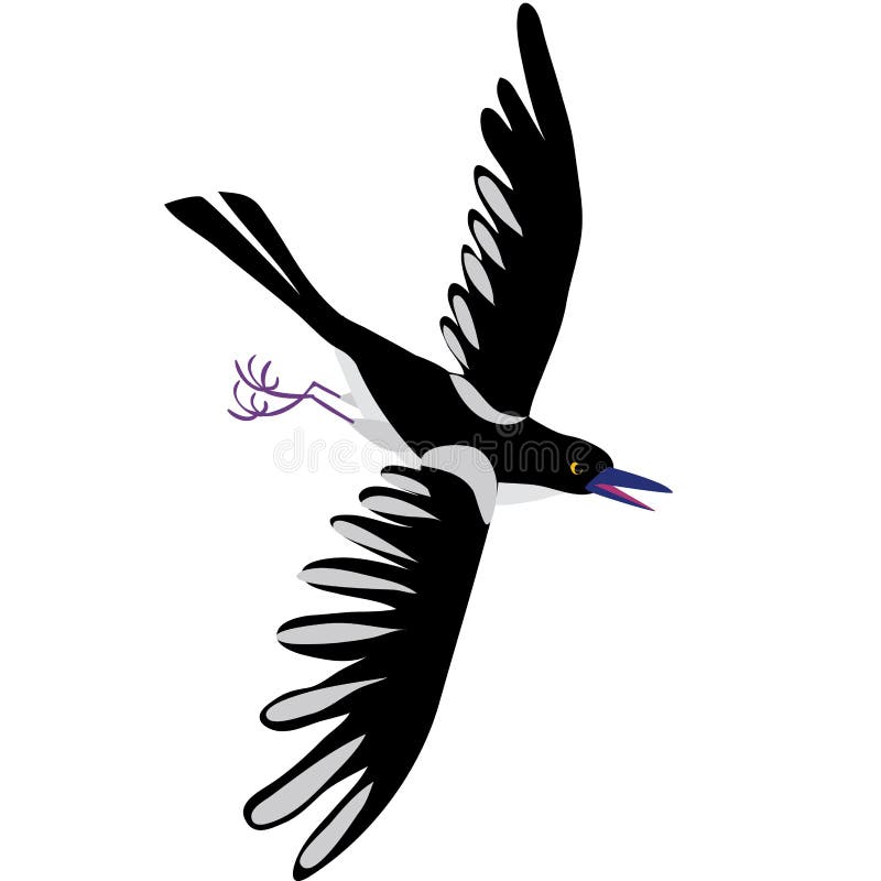 Magpie Stock Illustrations – 1,270 Magpie Stock Illustrations, Vectors ...