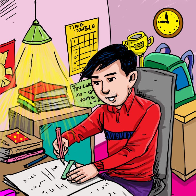 Study Hard Boy Stock Illustrations – 527 Study Hard Boy Stock Illustrations, Vectors & Clipart ...