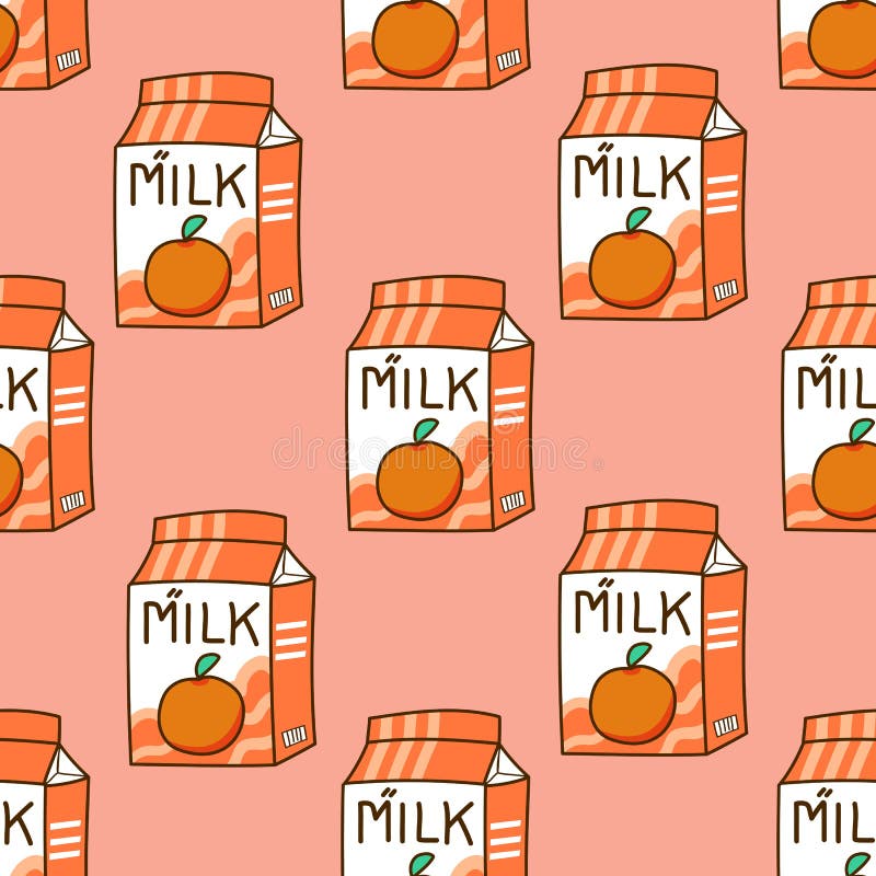 Orange and Milk Good for Health Stock Image - Illustration of glass ...