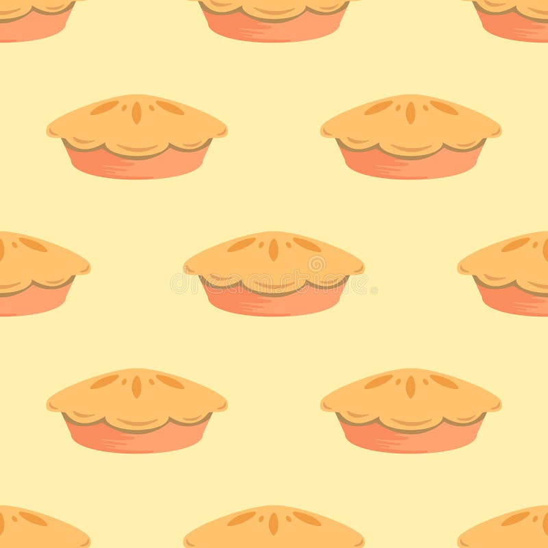 Seamless Pies Pattern Vector Illustration EPS 10 Stock Vector ...