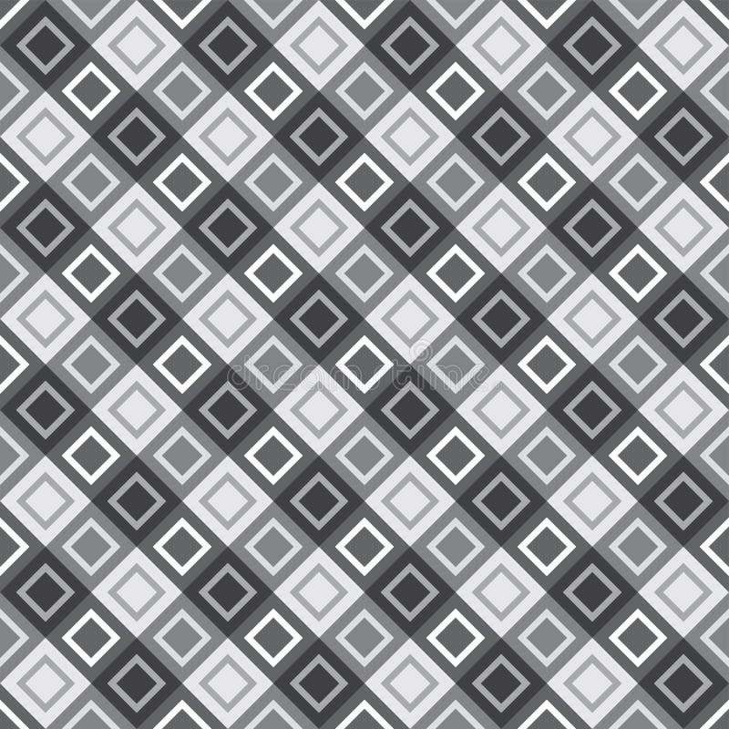 Seamless Rhombus Design Pattern in Greys Stock Vector - Illustration of ...