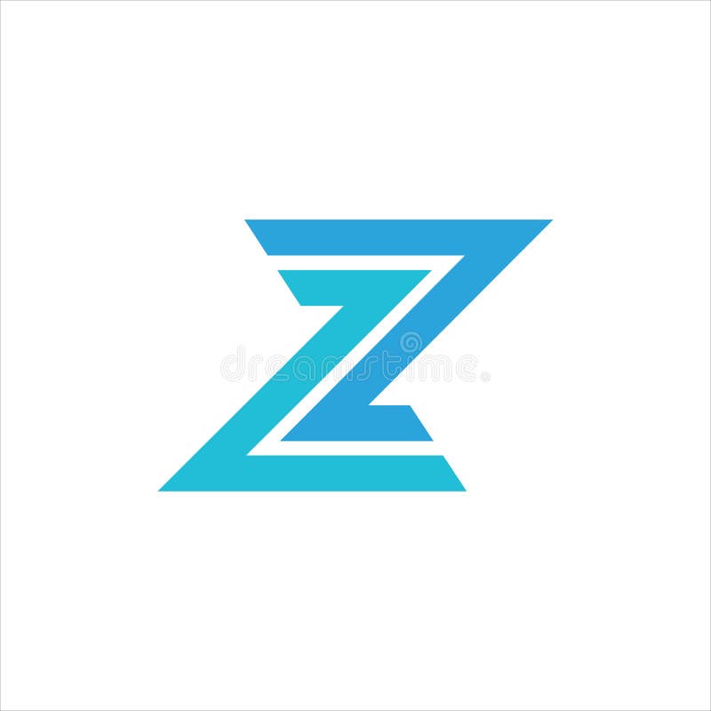 Initial Letter Z Logo or Zz Logo Vector Design Template Stock Vector ...