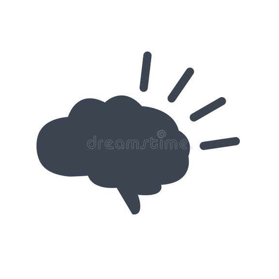 Intellectual Thinking Icon Vector Graphic Stock Vector - Illustration ...