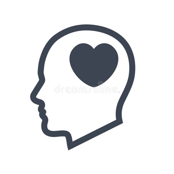 Romantic Thinking Icon, Romantic Thinking Stock Illustrations Stock ...