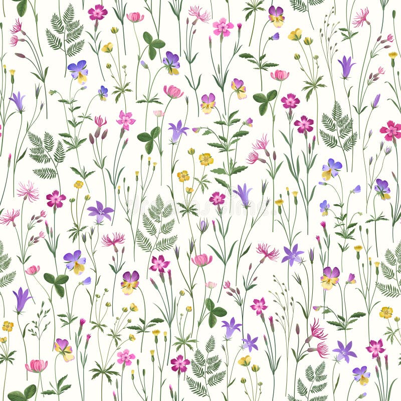 Meadow Pattern Stock Illustrations – 133,290 Meadow Pattern Stock ...