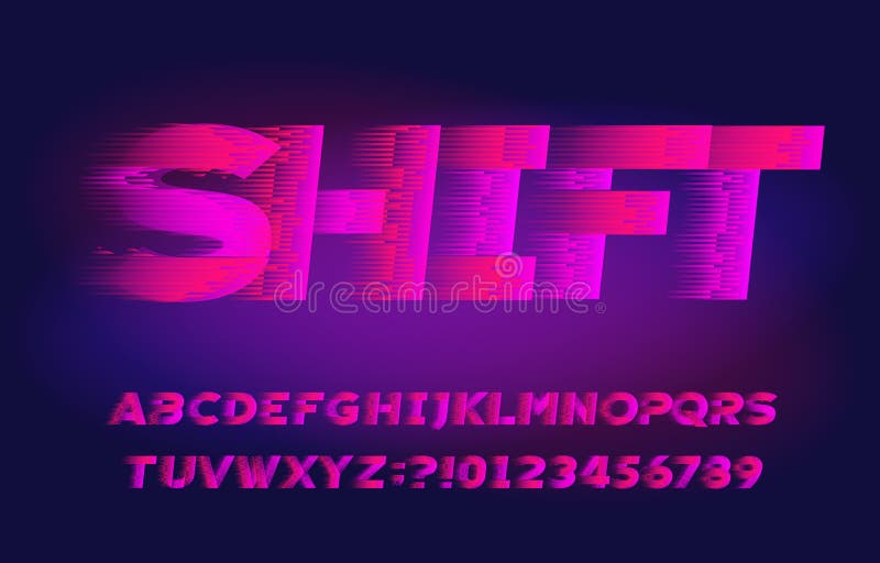 Abstract Shift Alphabet Stock Illustrations – 72 Abstract Shift ...