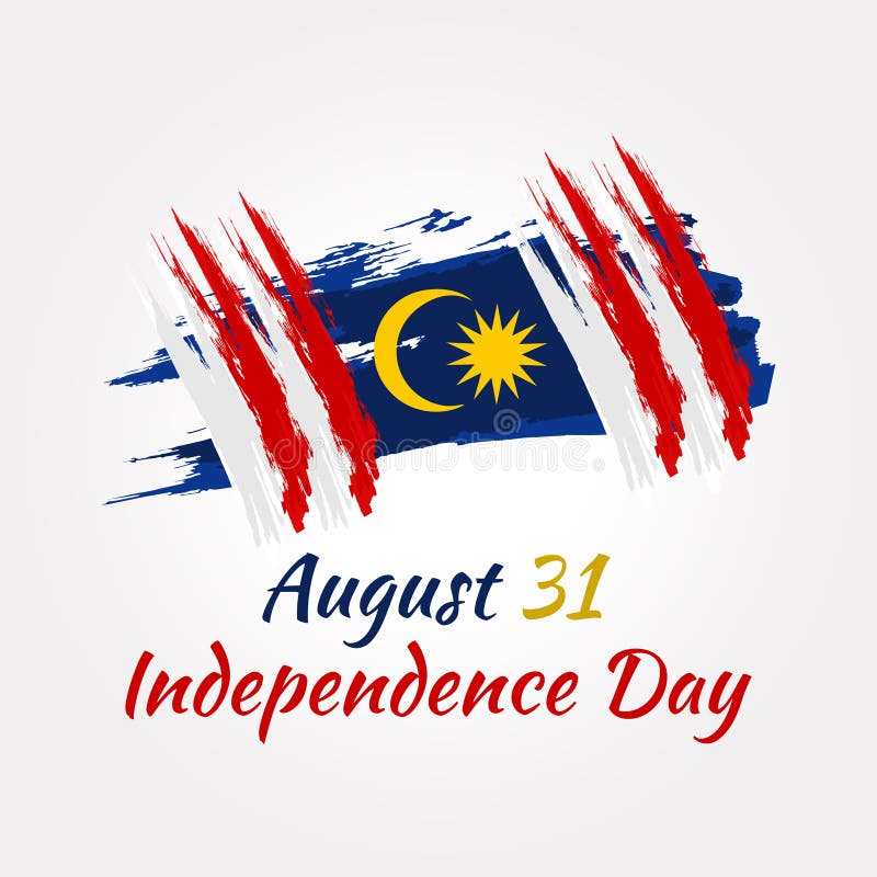 August 31, Independence Day of Malaysia Stock Vector - Illustration of ...