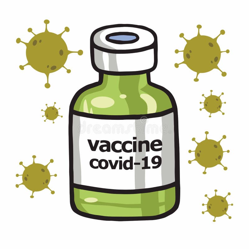 Vaccine Antivirus Anti Coronavirus Covid-19 Virus Vector Drawing ...