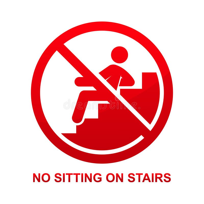 No Stairs Sign