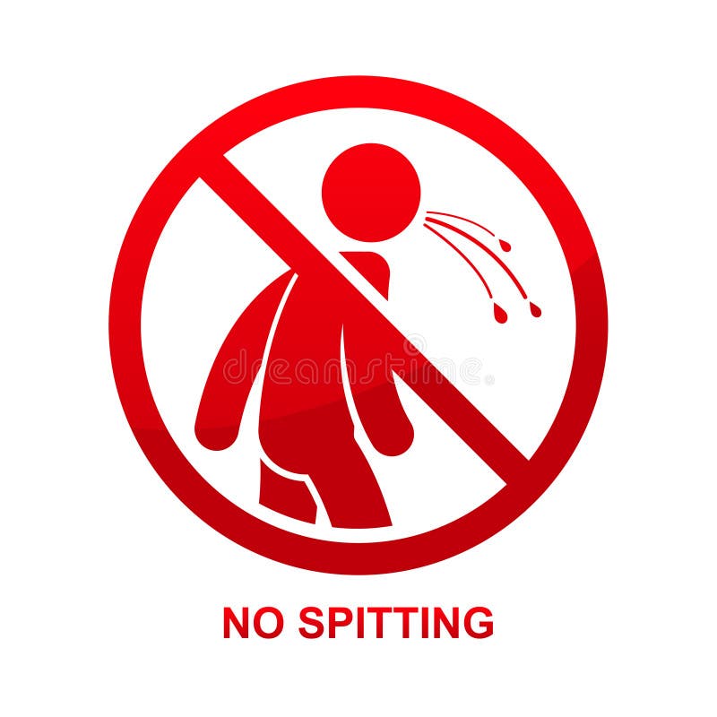 No Spitting Boardmaker