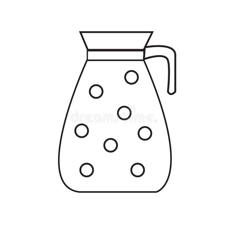 Water Jar Icon Vector Graphic Glass Design Stock Vector - Illustration ...