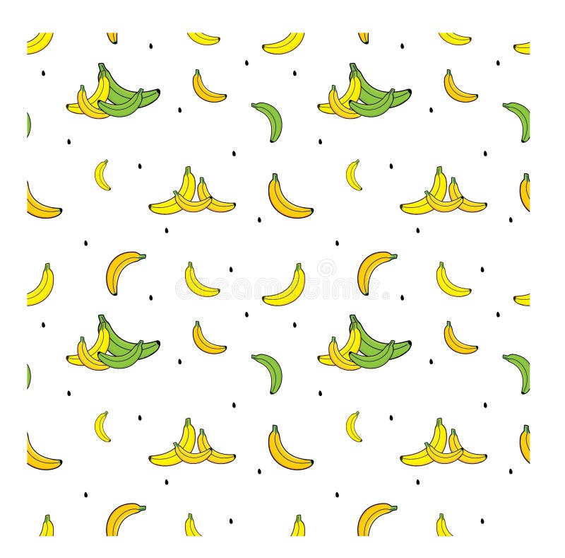 Happy Fun with Banana stock vector. Illustration of geometric - 193681972