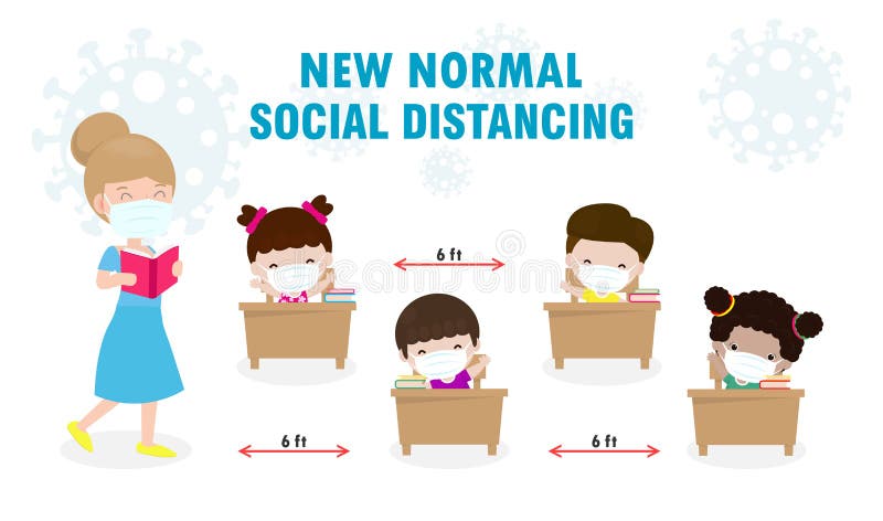 Happy Teachers Day Poster for New Normal Lifestyle Concept. Happy ...