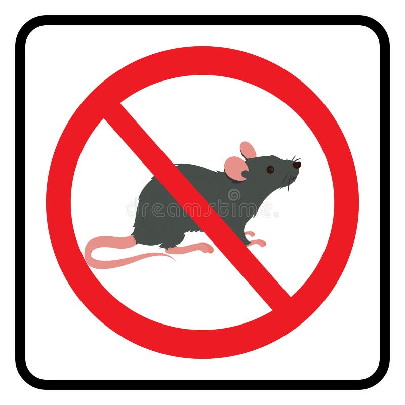 Rat Danger Zone Sign