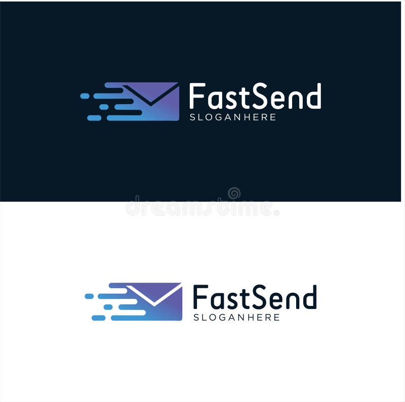 Fast Delivery Logo Design Vector Illustration . Delivery Truck Logo ...