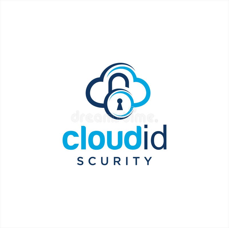 Cloud Security Logo Icon Design. Cloud Key Logo Template. Cloud Lock ...