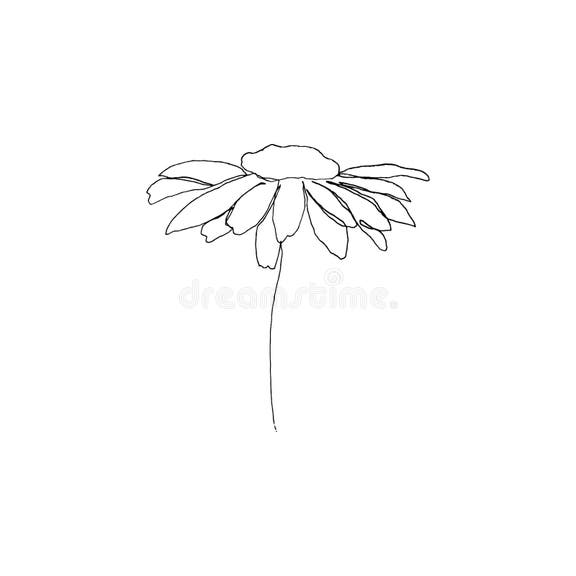 Simple Continous Line Art Vector Design Stock Vector - Illustration of ...