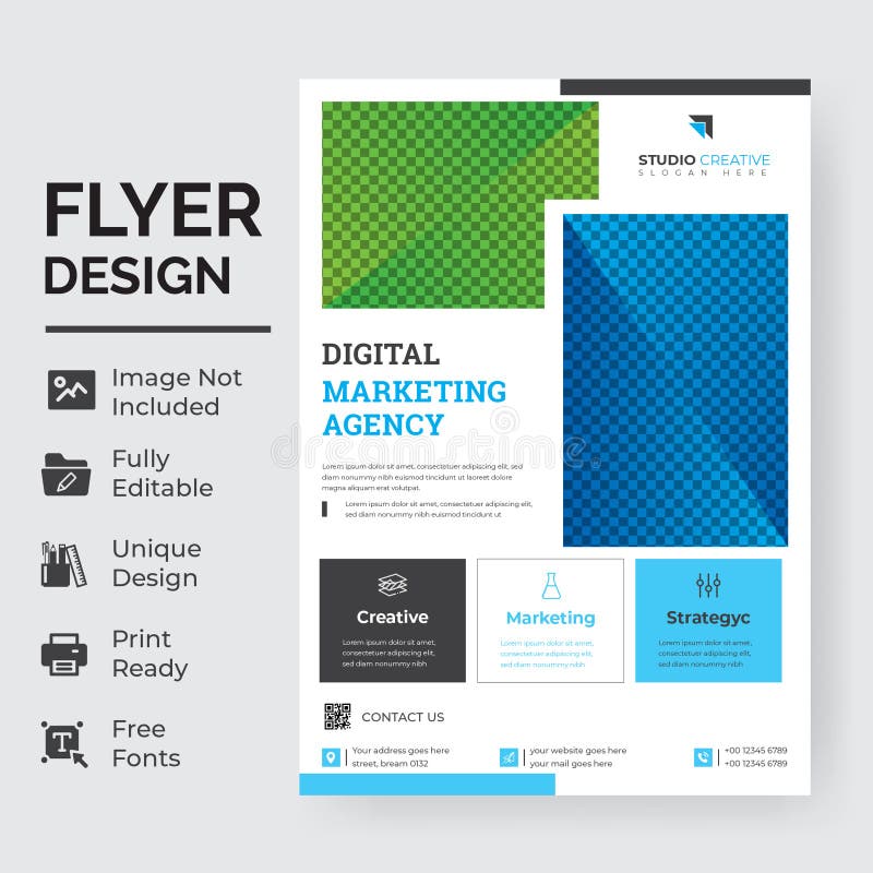 Corporate Flyer Template Design Brochure, Annual Report, Magazine ...