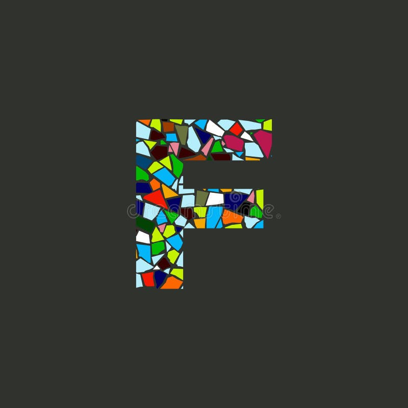 Letter F Mosaic Stock Illustrations – 605 Letter F Mosaic Stock ...