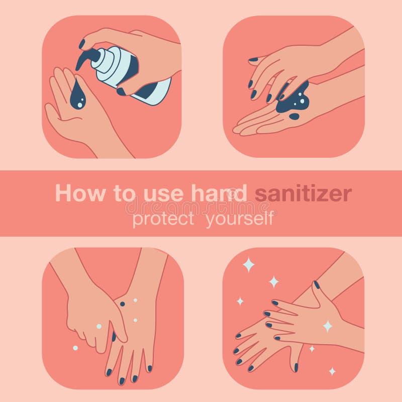 How To Use Hand Sanitizer Step by Step Instructions and Guidelines ...