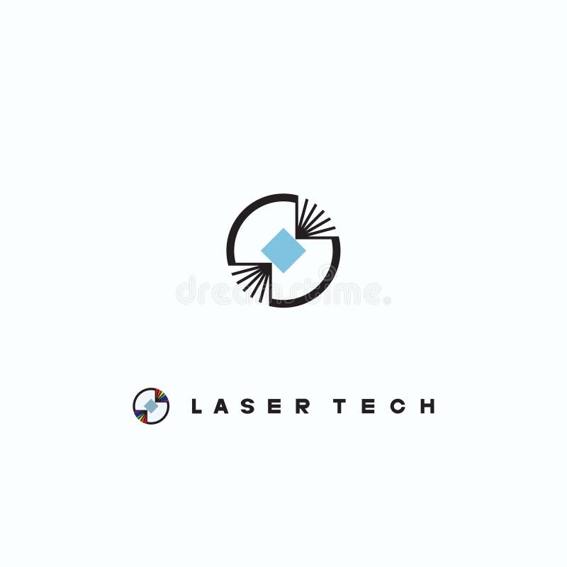 Optics and Laser Technology Stock Vector - Illustration of engraving ...