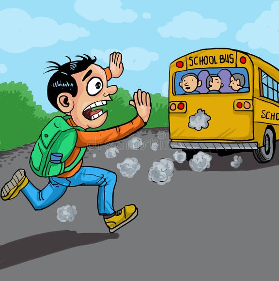 Kids Late School Stock Illustrations – 130 Kids Late School Stock ...