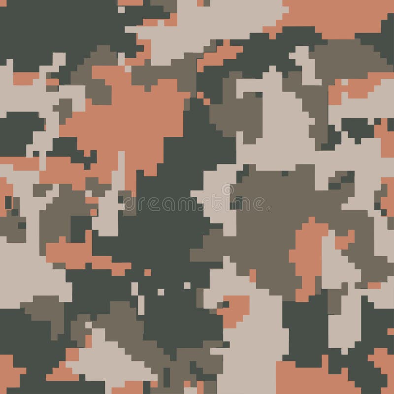 Seamless Square Camouflage Pattern Grey Stock Illustrations – 259 ...