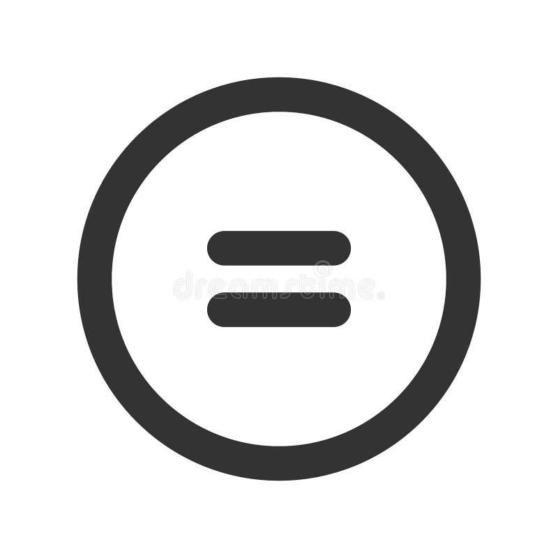 Equal icon design vector stock vector. Illustration of concept - 194820257
