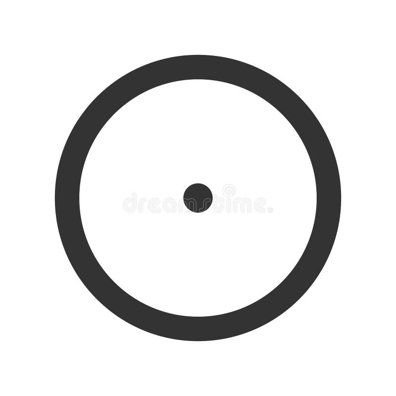 Full stop point icon stock vector. Illustration of design - 194820284