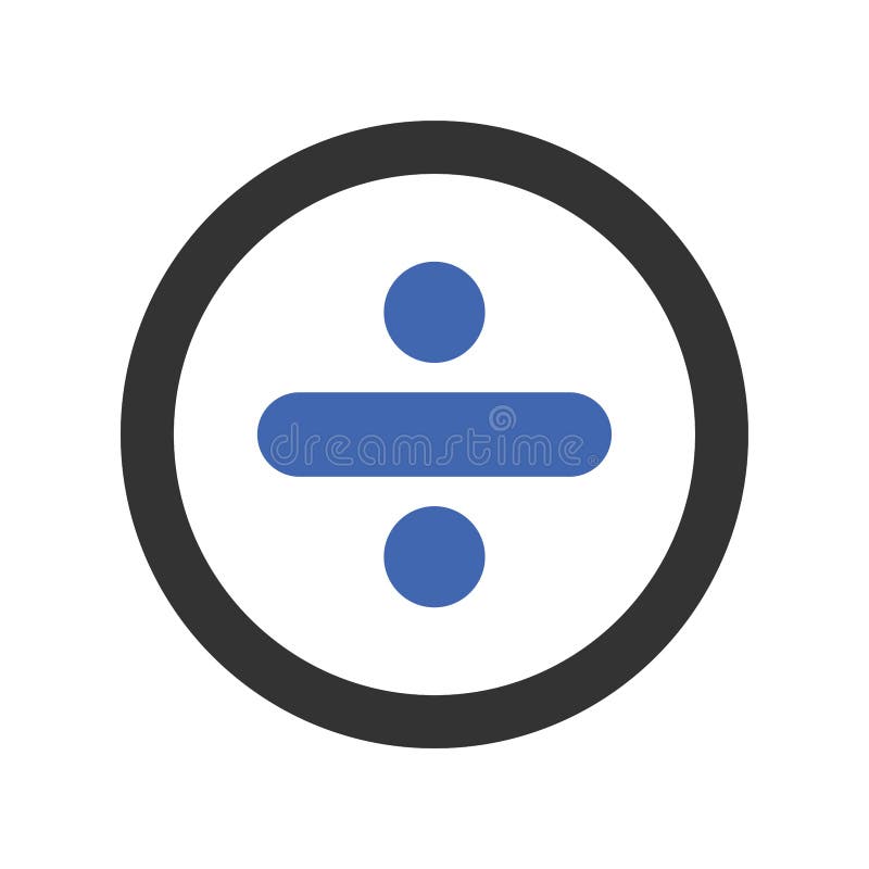 Divide Sign Icon Vector. Trendy Flat Divide Sign Icon from Signs ...