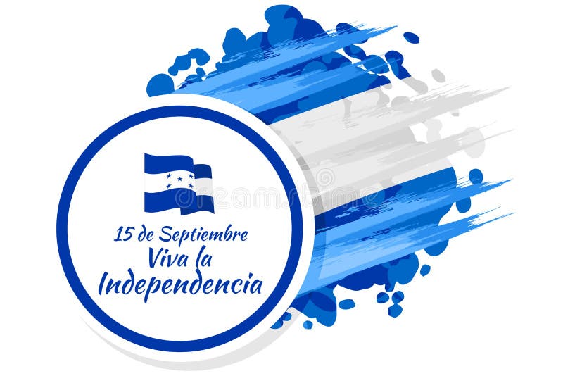 September 15, Independence Day of Honduras Stock Vector - Illustration ...