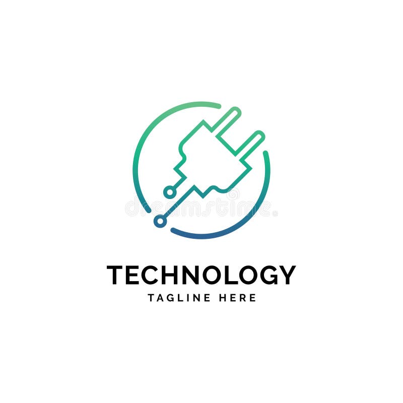 Electrical Logo Design Vector Template Stock Vector - Illustration of ...