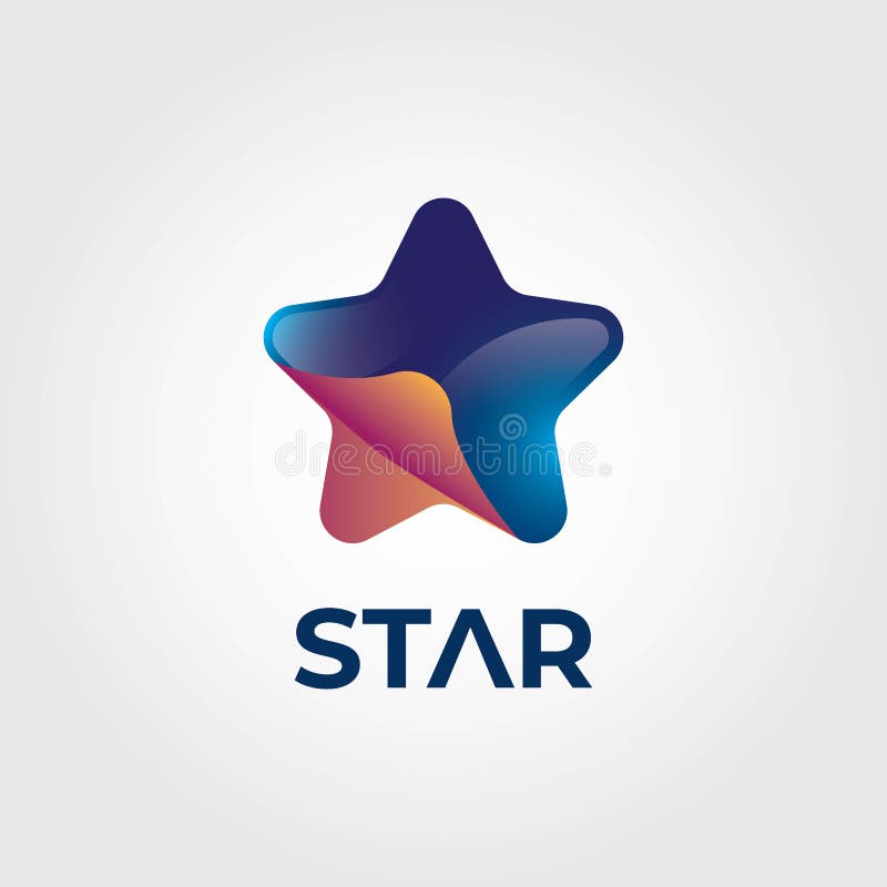 Modern Star Logo Design Template-Vector Stock Vector - Illustration of ...