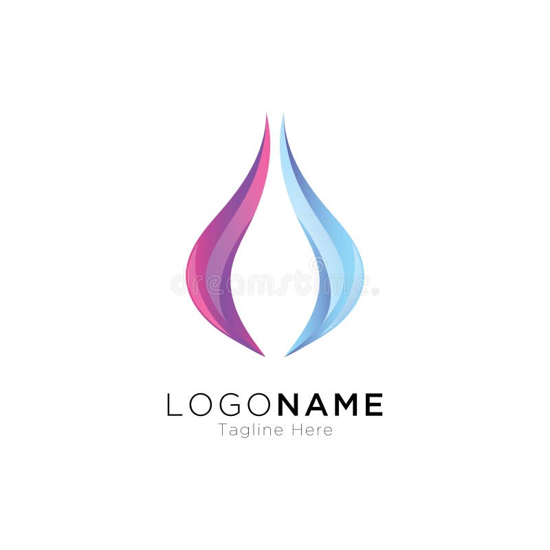 Abstract flame symbol stock vector. Illustration of design - 195059040