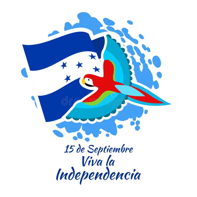 September 15, Independence Day of El Salvador Stock Vector ...
