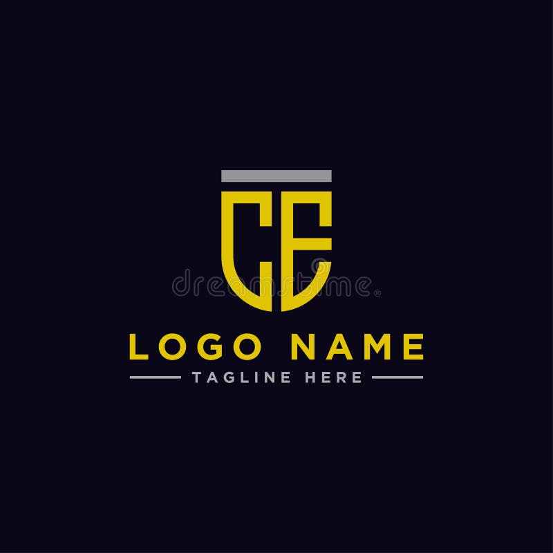 Logo Designs Initial Letters of the CE Logo Icon. -Vectors Stock Vector ...