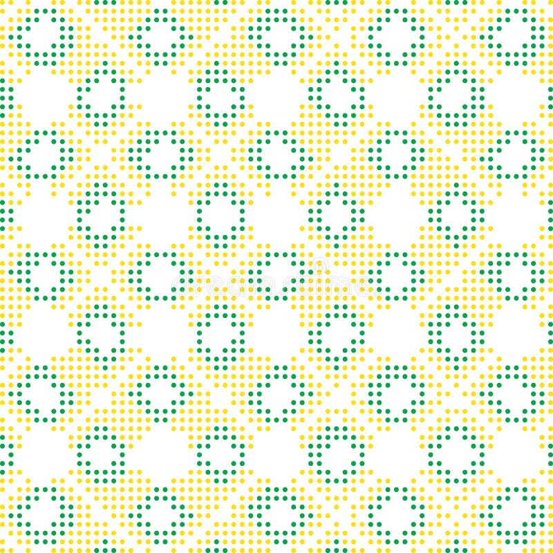 Colorful Plaid Grid Polka Dot Fabric Vector Background Pattern Stock ...