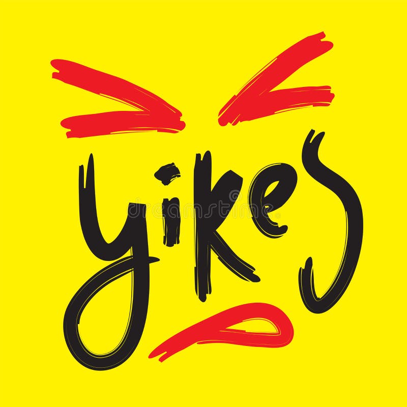 Yikes Stock Illustrations – 45 Yikes Stock Illustrations, Vectors ...