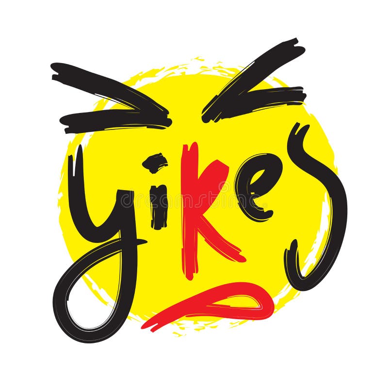 Yikes Stock Illustrations – 82 Yikes Stock Illustrations, Vectors ...