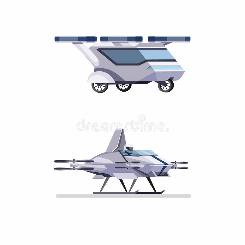 Cartoon Futuristic Car Stock Illustrations – 1,010 Cartoon Futuristic ...