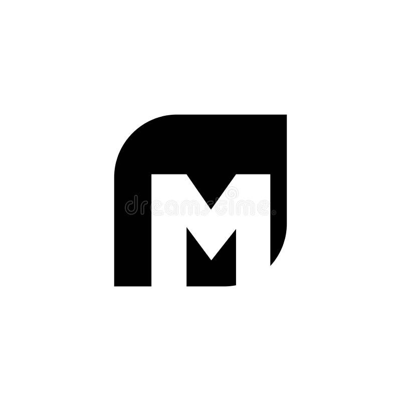 M Business Logo for Your Company Stock Illustration - Illustration of ...