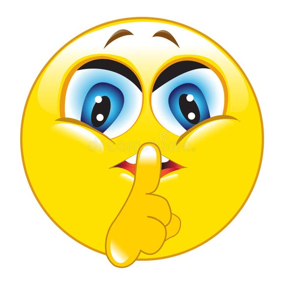 Emoticon Shh Stock Illustrations – 202 Emoticon Shh Stock Illustrations ...