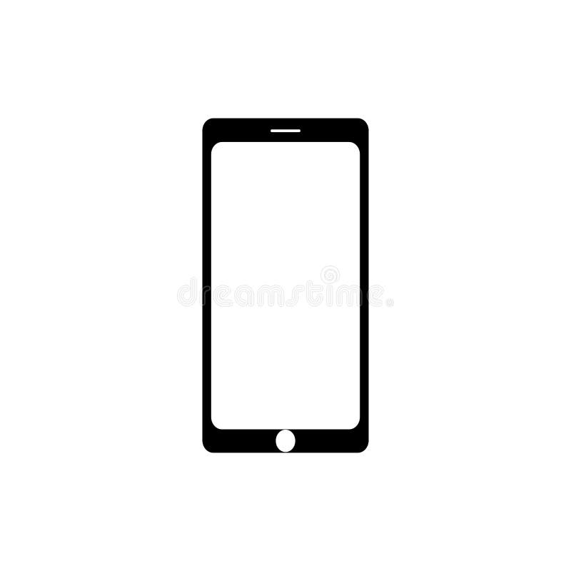 Mobile design icon black stock vector. Illustration of flat - 197086445