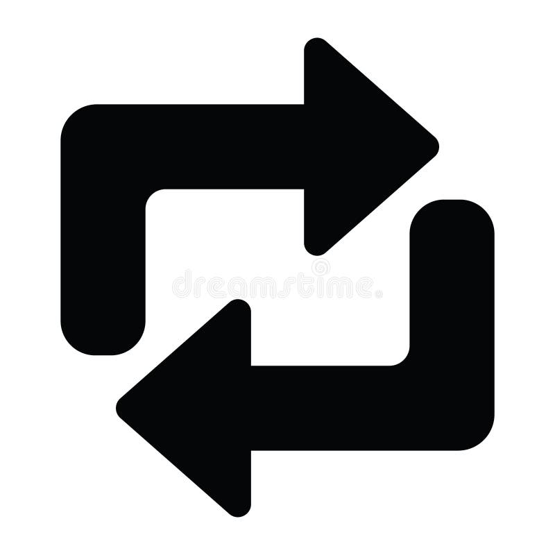 3D Rotation Sign Red Icon. 360 Rotation Arrows Sign Stock Vector ...