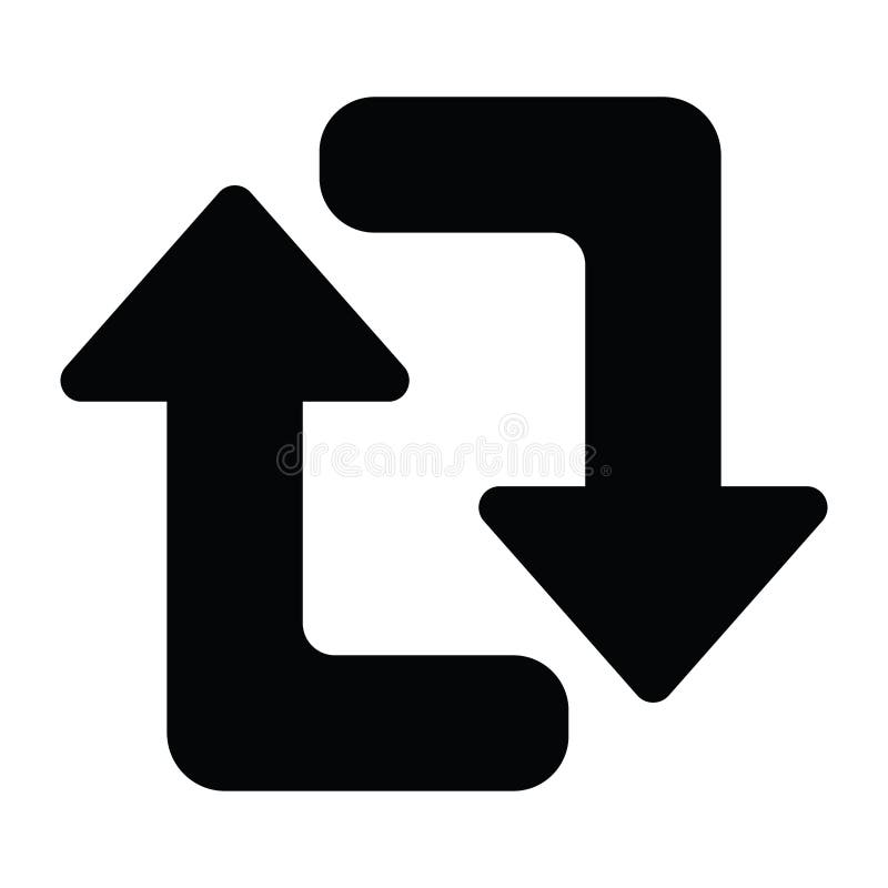 3D Rotation Sign Green Icon. 360 Rotation Arrows Sign Stock Vector ...