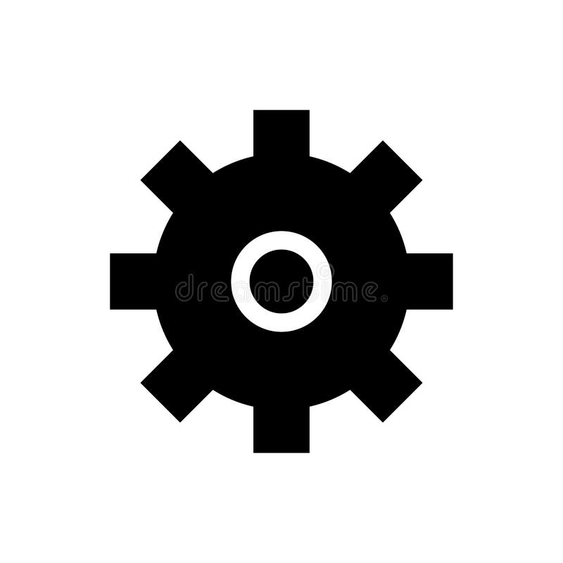 Setting tools icon vector stock vector. Illustration of industry ...