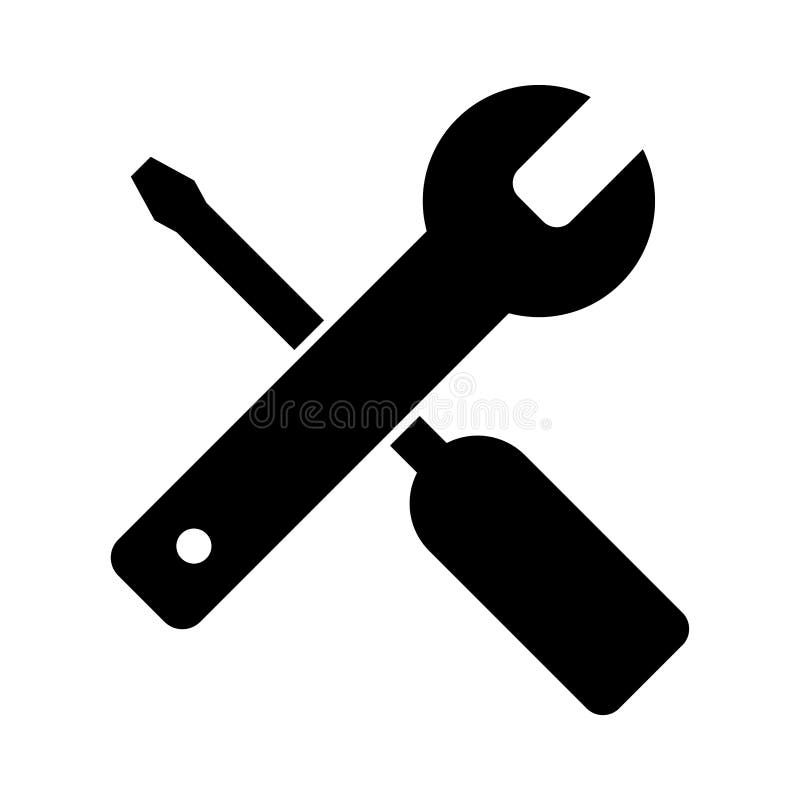 Setting tools icon vector stock vector. Illustration of factory - 197716365
