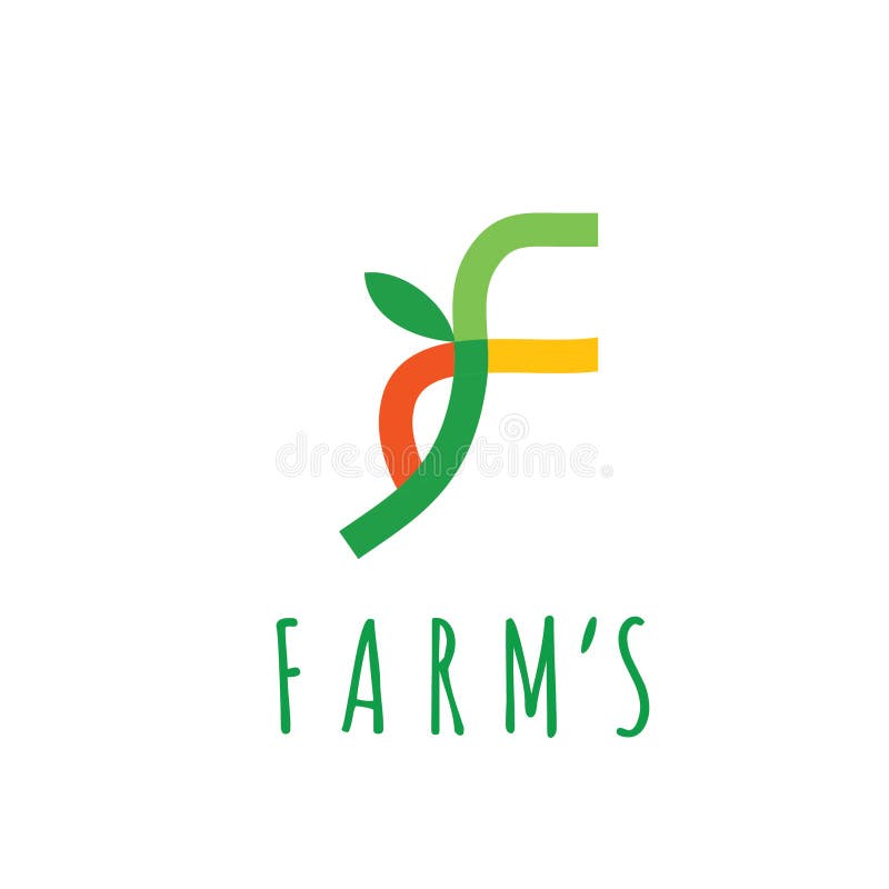 Bio Farming Fresh Food Vector Logo Stock Vector - Illustration of drink ...