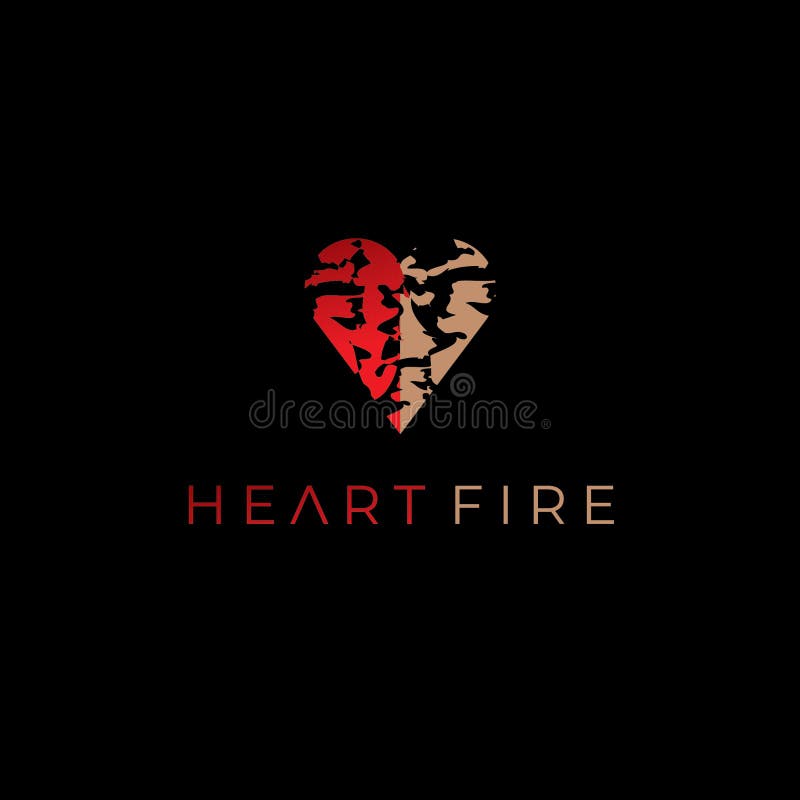 Heart Vector Logo. Heart Emblem. Heart Icon Stock Vector - Illustration ...